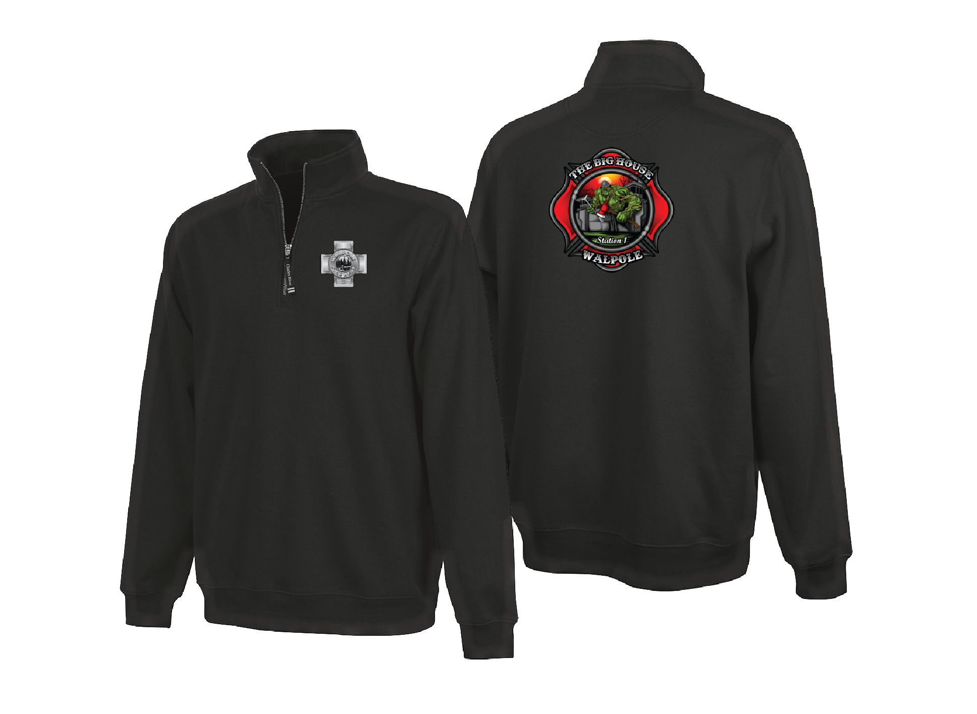Walpole FD CROSSWIND QUARTER ZIP SWEATSHIRT (9359) – The Run House